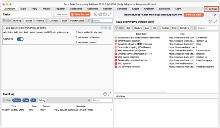 How to setup the Upstream Proxy Servers in BurpSuite - Cyberbay Knowledge Base